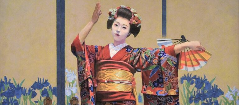 Kyoshi Art - Maiko Oil Painting