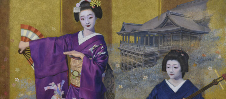 Kyoshi Art – Maiko Oil Painting From Japan