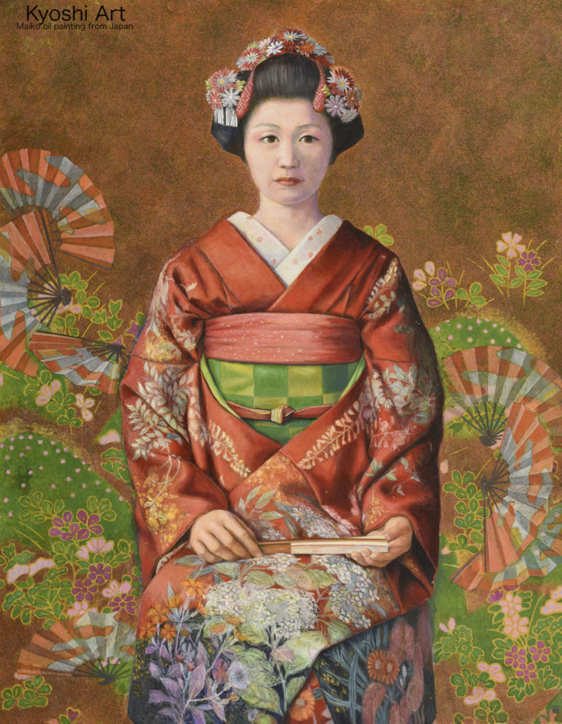 Kyoshi Art | Maiko Oil Painting From Japan